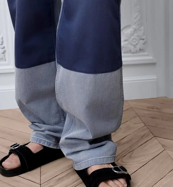 Dior Suede Double Strap Sandals With Cd Buckles