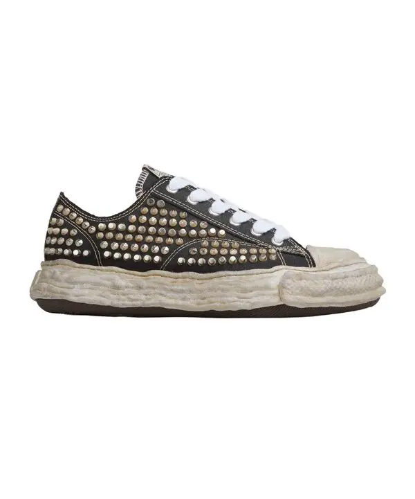 Mihara Yasuhiro Peterson 23 Og Stud-embellished Low-top Sneakers - Black
