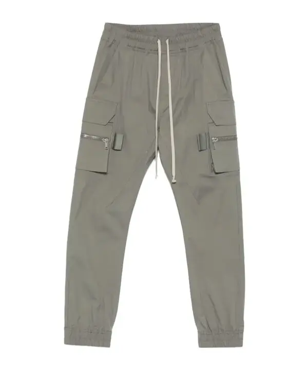 Rick Owens Cargo Pants With Drawstring Waist - Gray