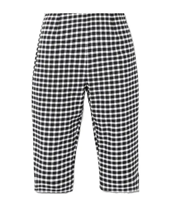 Posse Chiara Plaid Cropped Pants