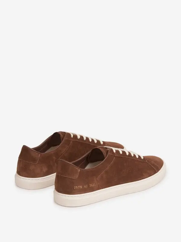 COMMON PROJECTS Lace-up Low-top Sneakers - Dark Brown