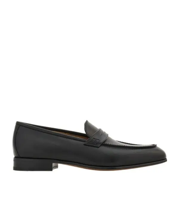 FERRAGAMO Calfskin Leather Penny Loafers