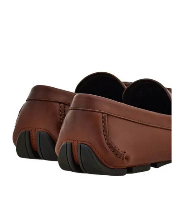 FERRAGAMO Gancini Ornament Driver - Medium Brown
