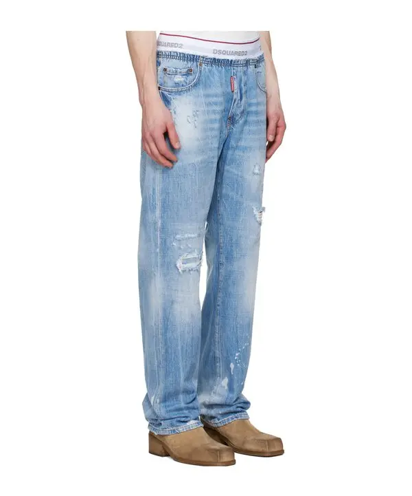 Dsquared2 Elastic Waist Jeans