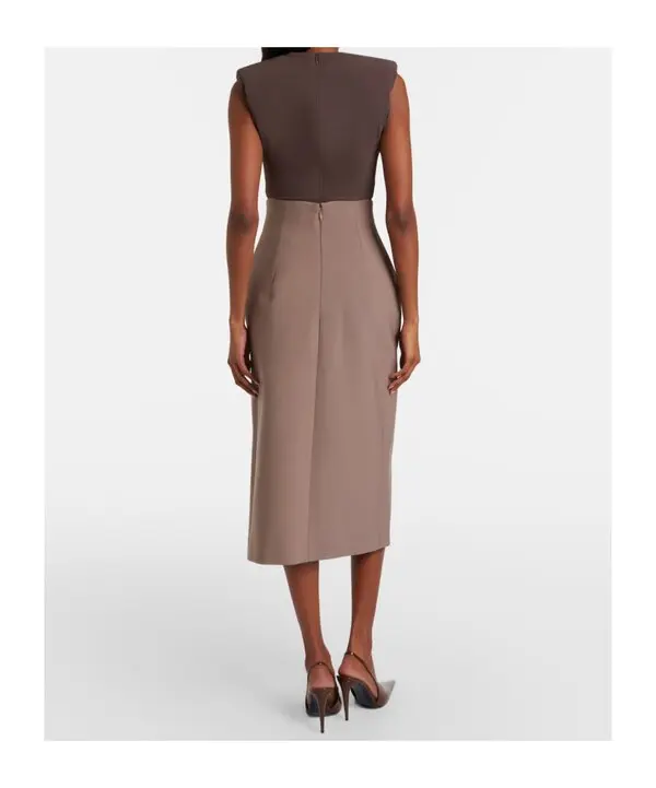 MUGLER High-waisted Pencil Skirt With Slit