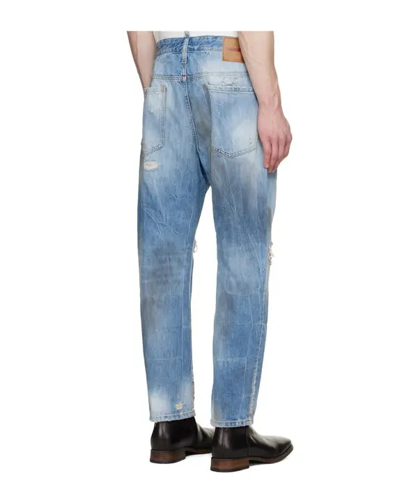 Dsquared2 Distressed Belt Loop Jeans