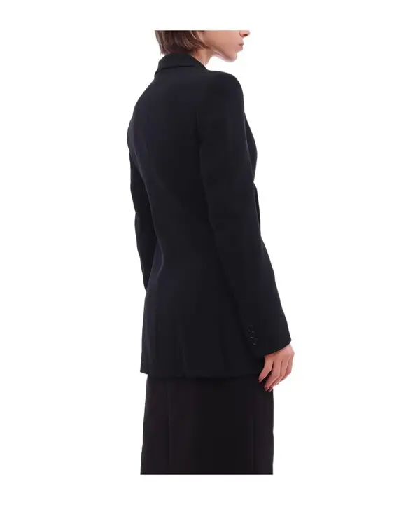 Red Valentino Double-breasted Peak Lapel Long Blazer