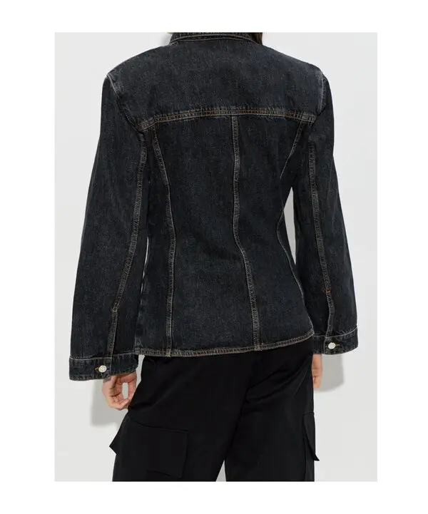 IRO PARIS Long-sleeved Denim Jacket With Metal Buttons