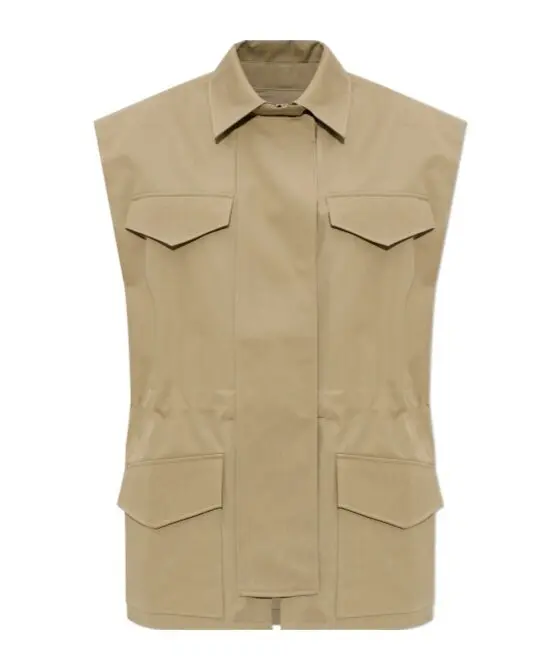 IRO PARIS Collared Casual Vest