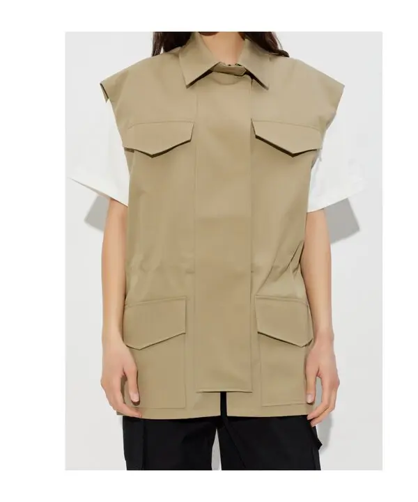 IRO PARIS Collared Casual Vest