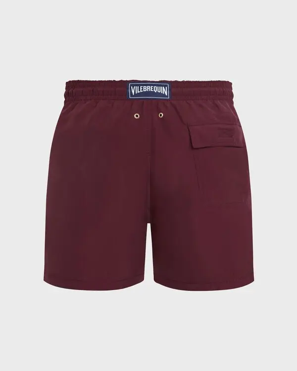 Vilebrequin Embroidered Year Of The Horse Swim Shorts - Red