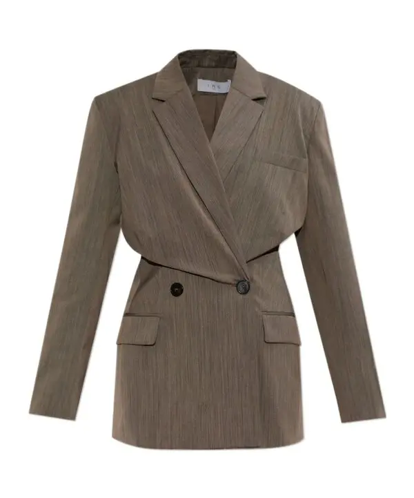 IRO PARIS Asymmetrical Double-breasted Suit Jacket