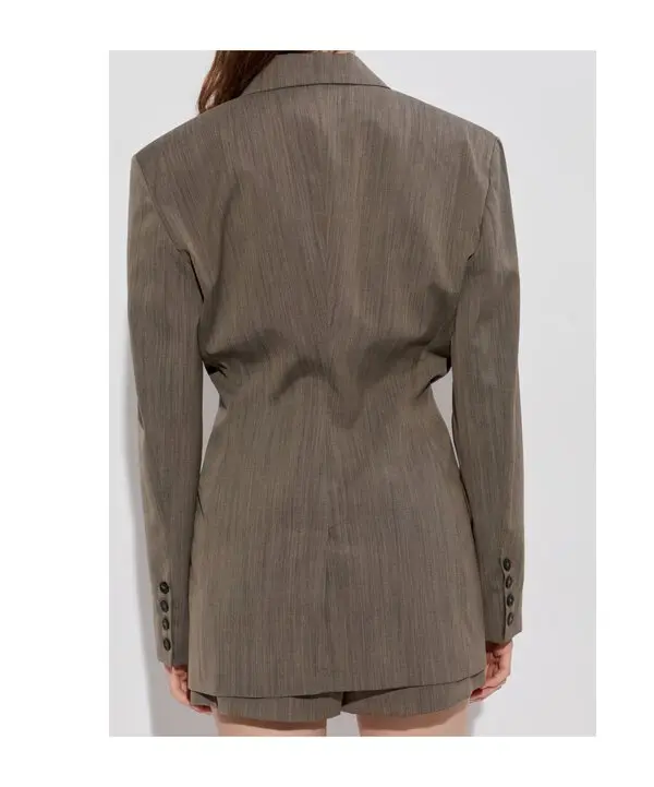 IRO PARIS Asymmetrical Double-breasted Suit Jacket