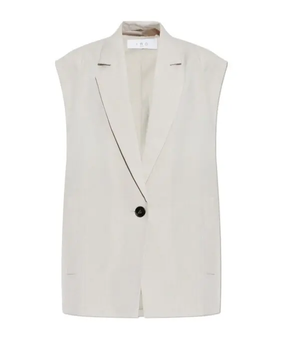 IRO PARIS Sleeveless Vest With Notched Lapel
