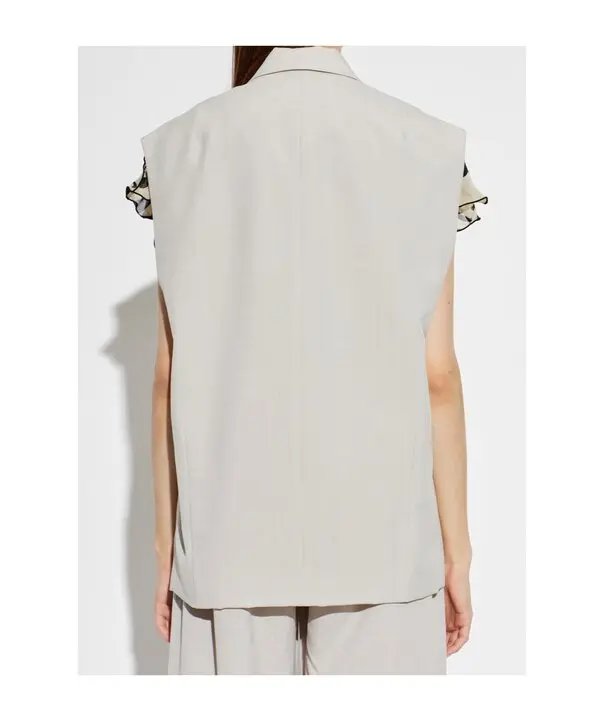 IRO PARIS Sleeveless Vest With Notched Lapel