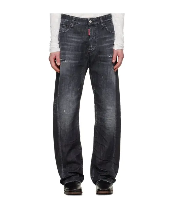 Dsquared2 Belt Loop Jeans - Black