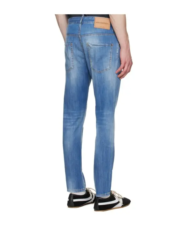 Dsquared2 Belt Loop Jeans - Blue