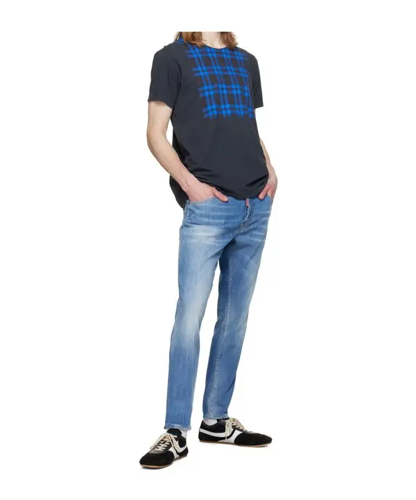 Dsquared2 Belt Loop Jeans - Blue