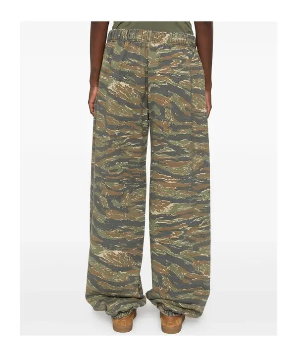 GALLERY DEPT. Elastic Waist Camouflage Print Casual Pants - Gray