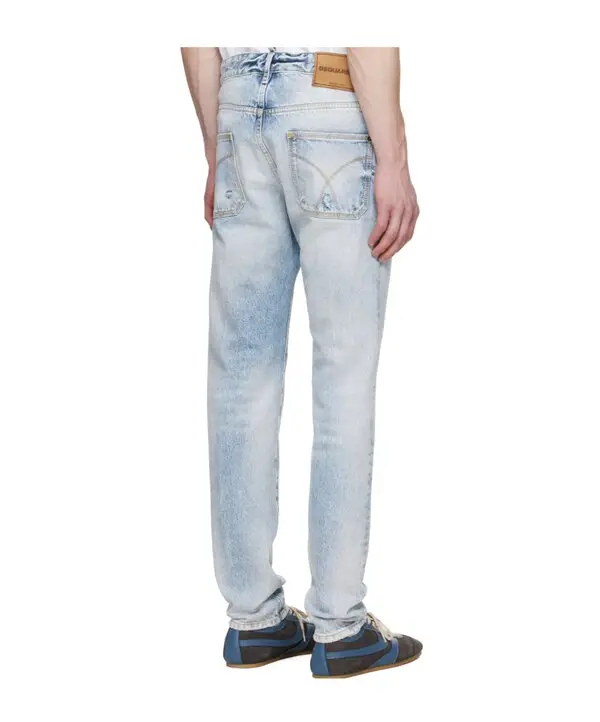 Dsquared2 Light Wash Distressed Jeans - Gray