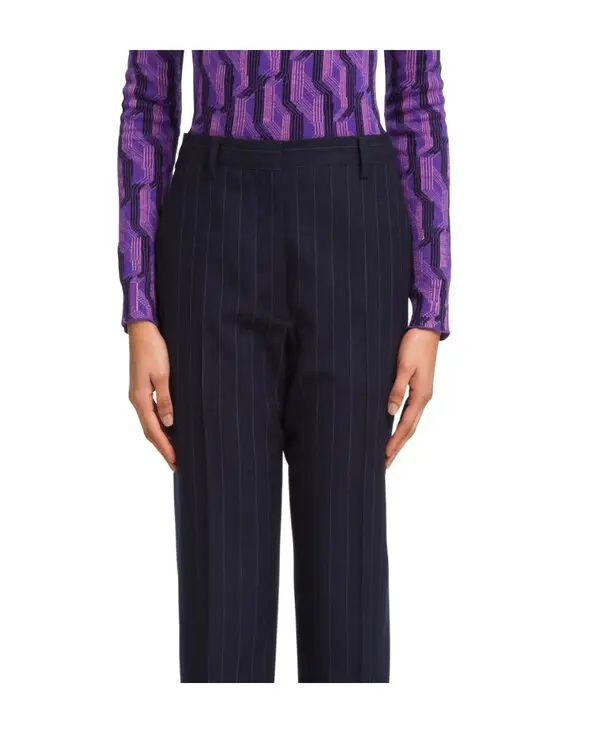 Prada Pinstriped Tailored Trousers