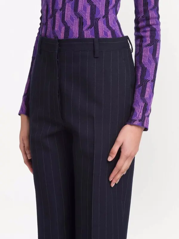 Prada Pinstriped Tailored Trousers