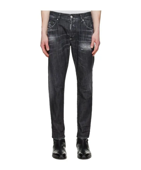 Dsquared2 Belt Loop Jeans - Black