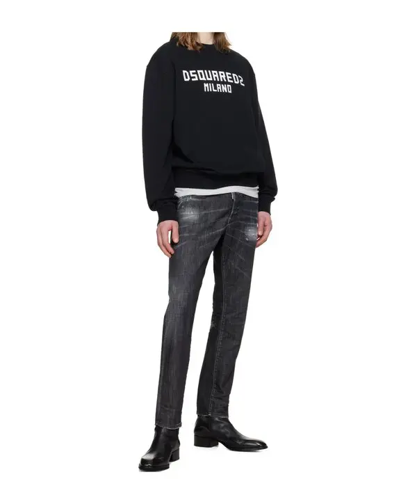 Dsquared2 Belt Loop Jeans - Black