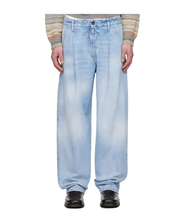 Dsquared2 Single-pleated Denim Pants