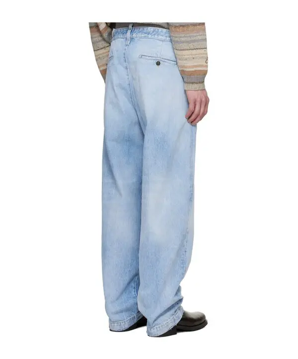 Dsquared2 Single-pleated Denim Pants