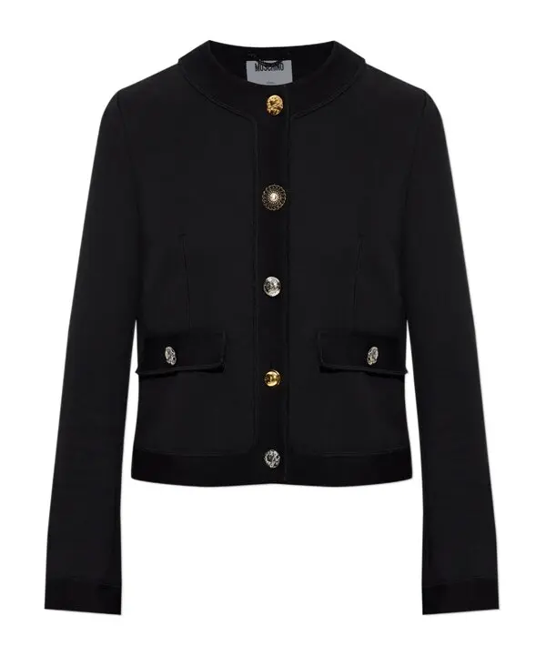 Moschino Long-sleeve Knitwear With Button Detailing
