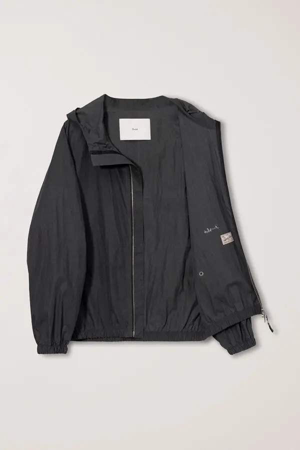 DUNST Zip-up Hooded Raglan Sleeve Jacket