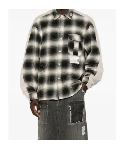 Mihara Yasuhiro Plaid Shirt