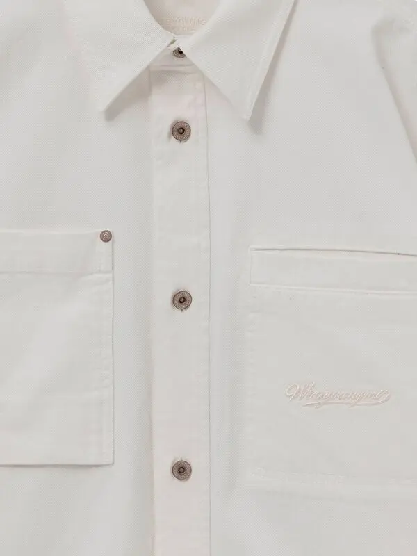 WOOYOUNGMI Floral Back Print Shirt