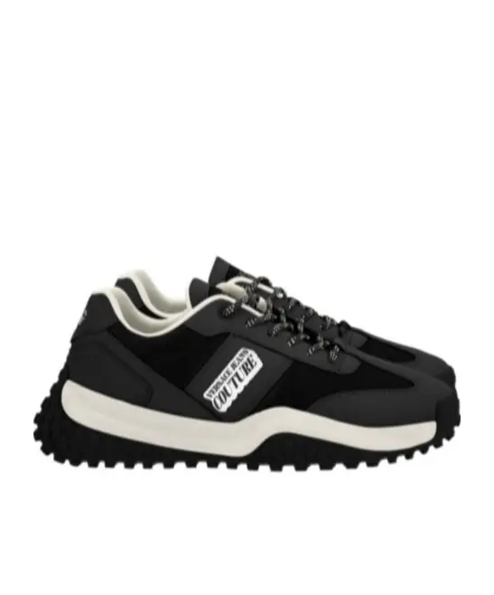Versace Chunky Sole Low-top Sneakers - Black
