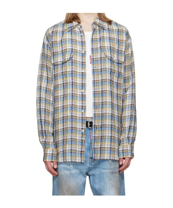 Dsquared2 Plaid Shirt - Gray