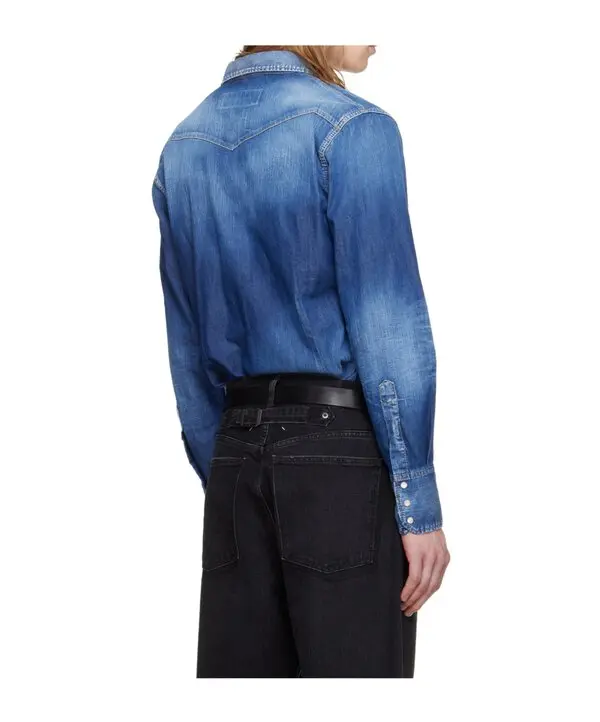Dsquared2 Long-sleeved Denim Shirt - Blue