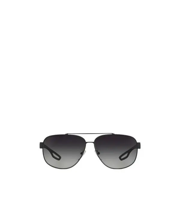 Prada Aviator Logo Sunglasses - Black