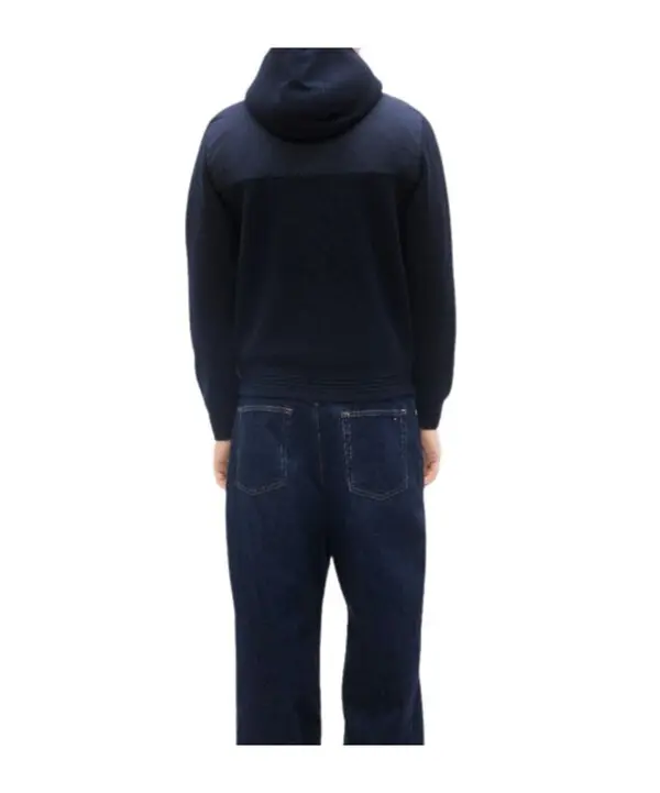 Hugo Boss Zip-up Hooded Jacket With Elasticated Cuffs And Hem