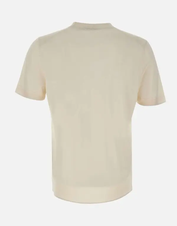 Hugo Boss Nottano Short-sleeve Knitted Sweater - Nude