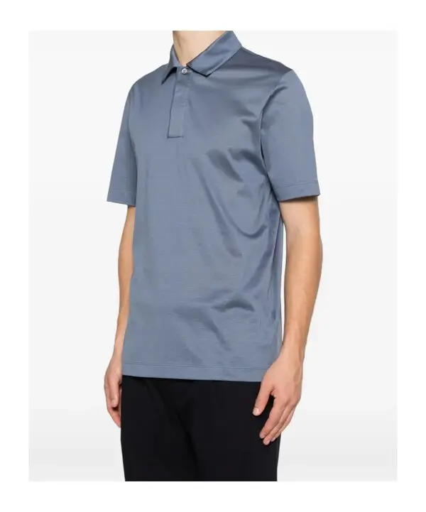 Canali Short-sleeved Polo Shirt