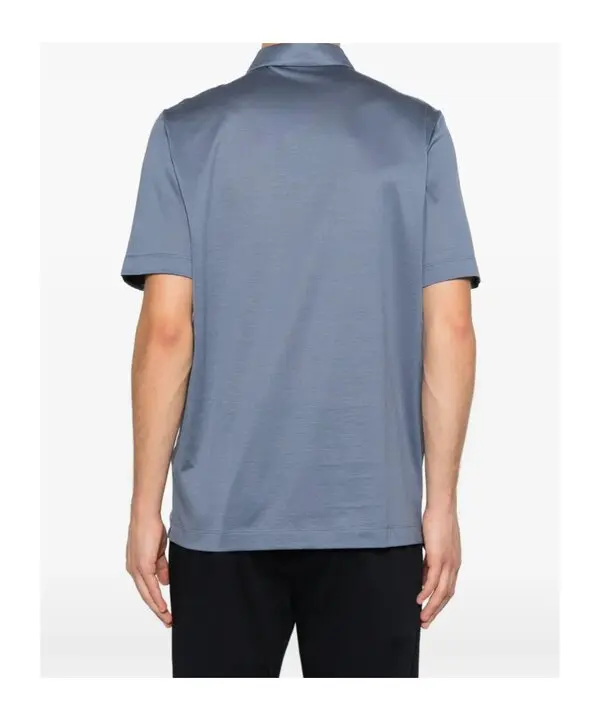 Canali Short-sleeved Polo Shirt