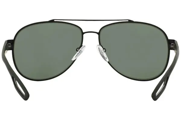Prada Aviator Sunglasses With Logo Detail - Green