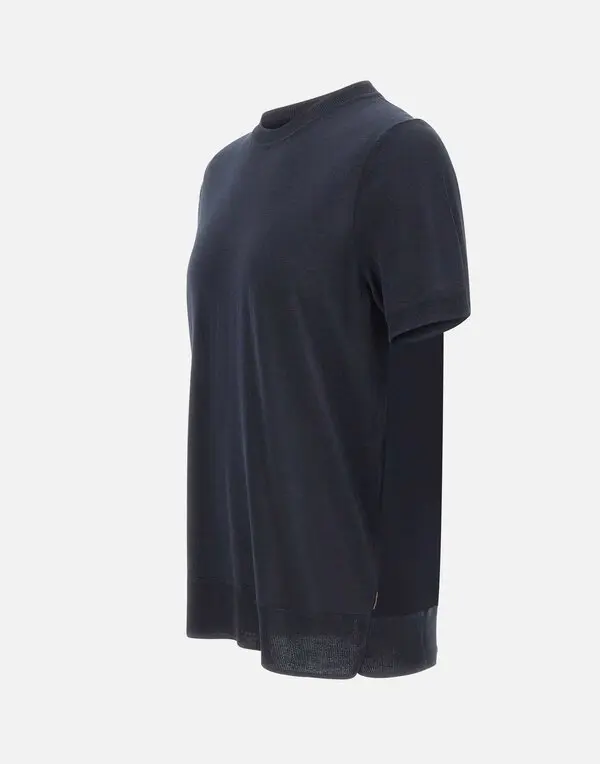 Hugo Boss Knitted Short-sleeve Sweater - Black