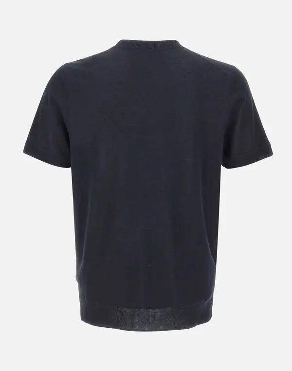 Hugo Boss Knitted Short-sleeve Sweater - Black