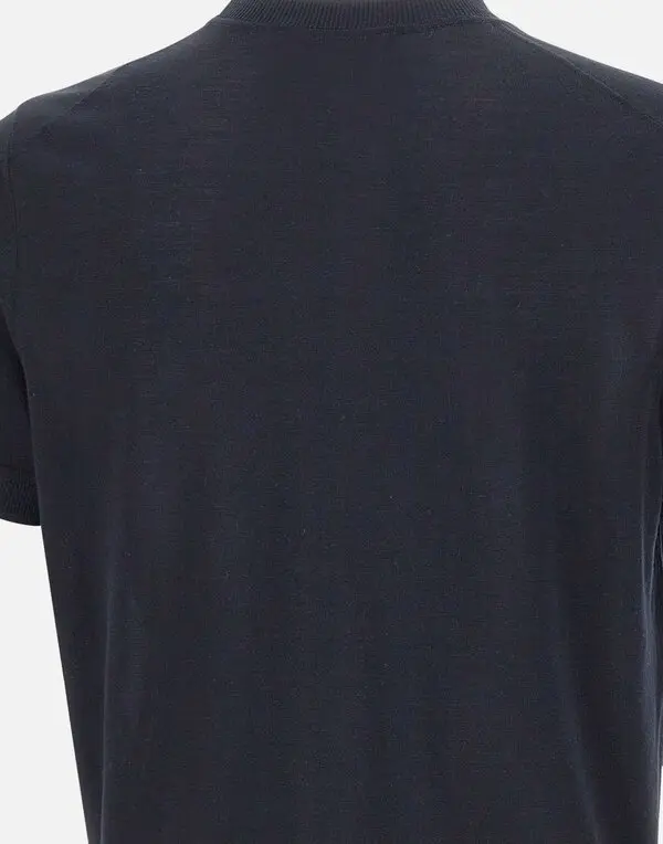 Hugo Boss Knitted Short-sleeve Sweater - Black