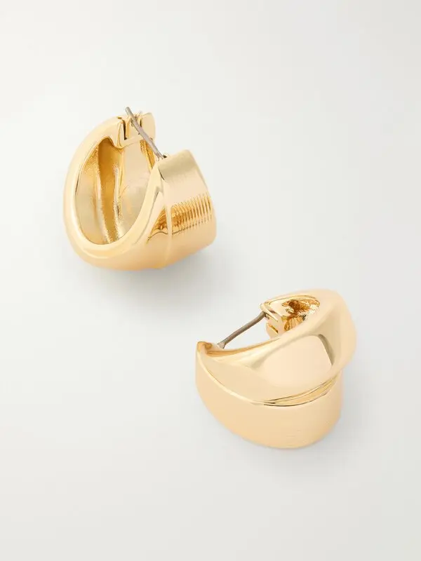 ROXANNE ASSOULIN Ridged -tone Earrings - Gold