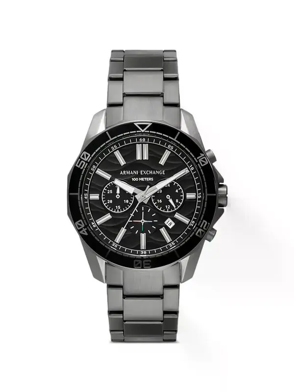 Armani Exchange Spencer Chronograph Watch - Black