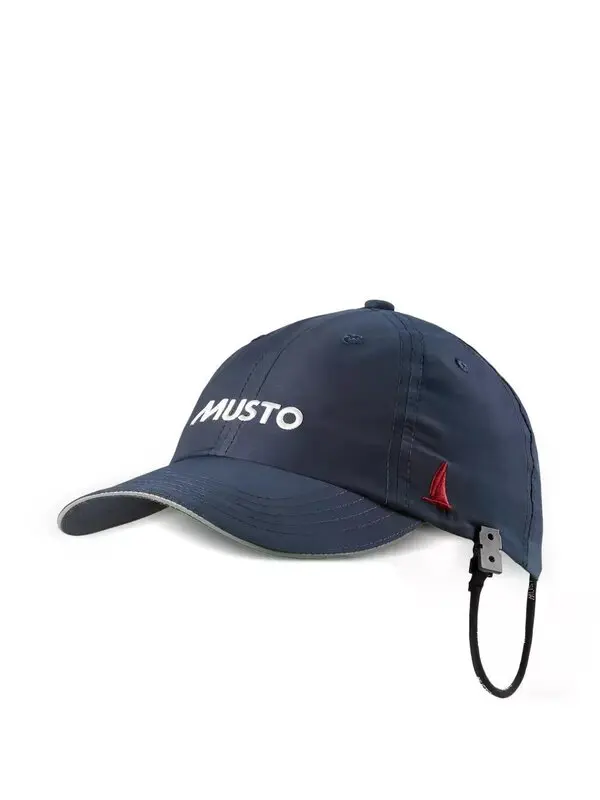 MUSTO Curved-peak Cap With Embroidered Logo - Blue