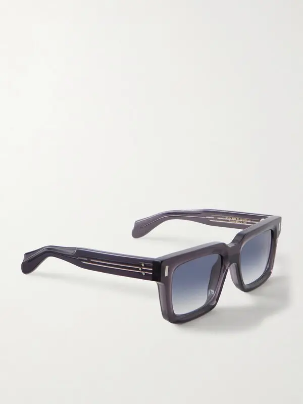 CUTLER AND GROSS Square Frame Acetate Sunglasses